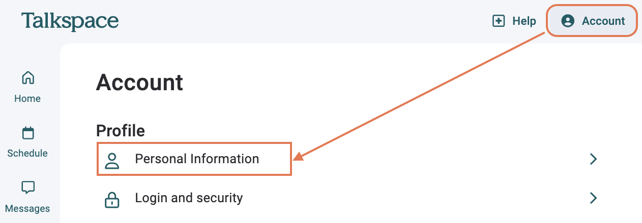 How Do I Update My Personal Information? – Talkspace Help Center
